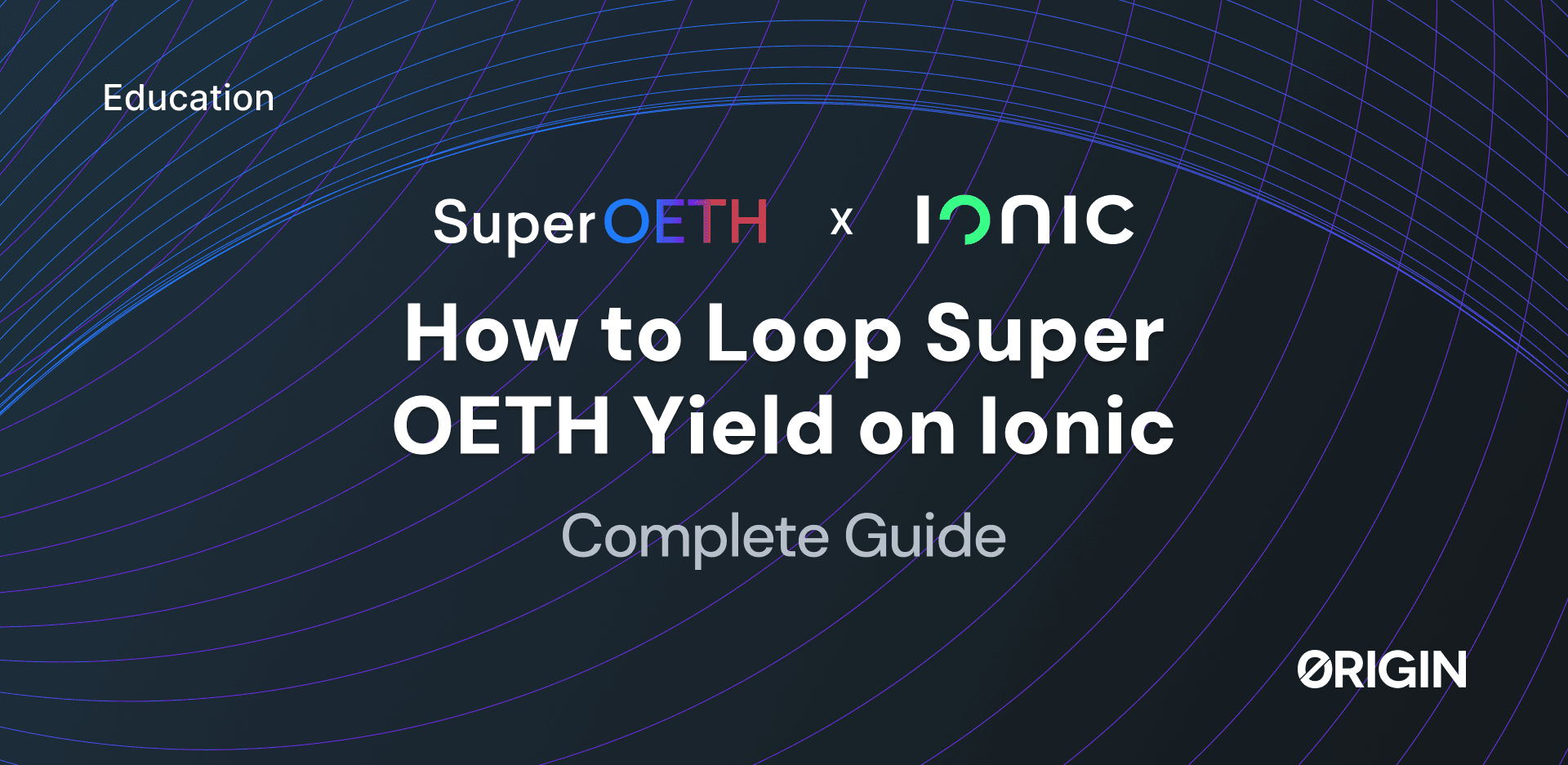 How to Loop Super OETH on Ionic